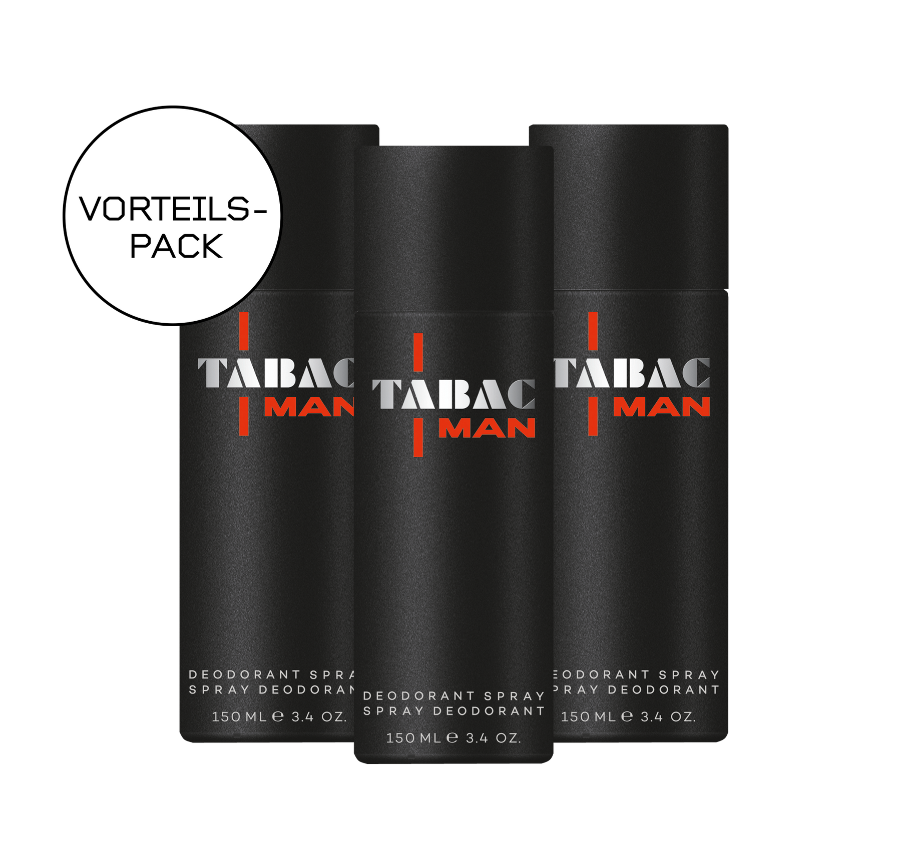TABAC MAN Deodorant Spray Vorteilspack – Tabac